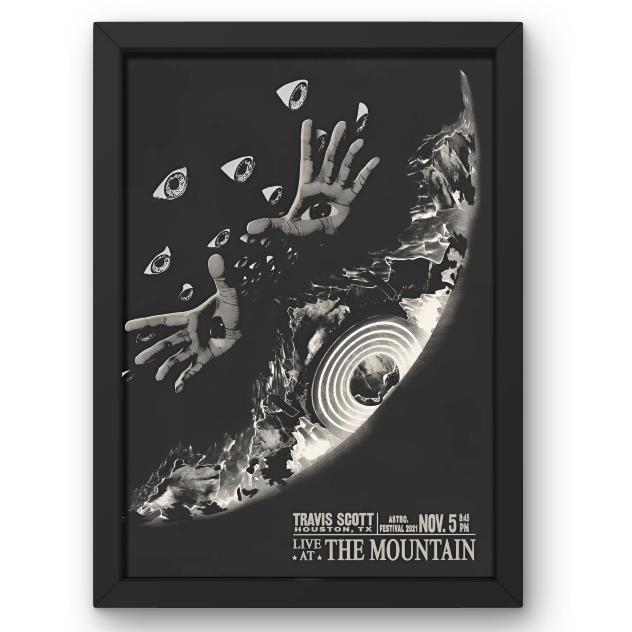 Travis Scott Festival Poster | Iconic Concert Wall Art – ProfessorPrintsUK